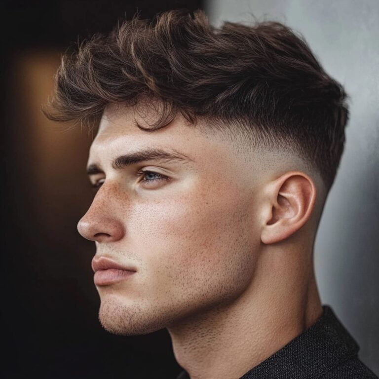 Mid Fade Messy Top: Featured Style Guide
