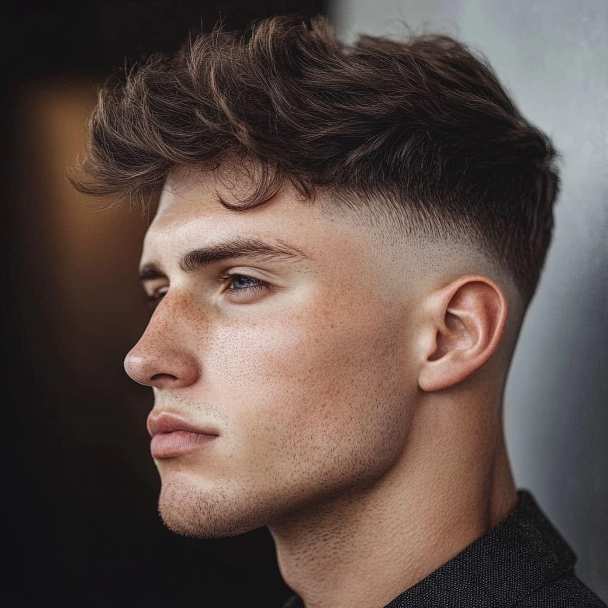 Mid Fade Messy Top: Featured Style Guide