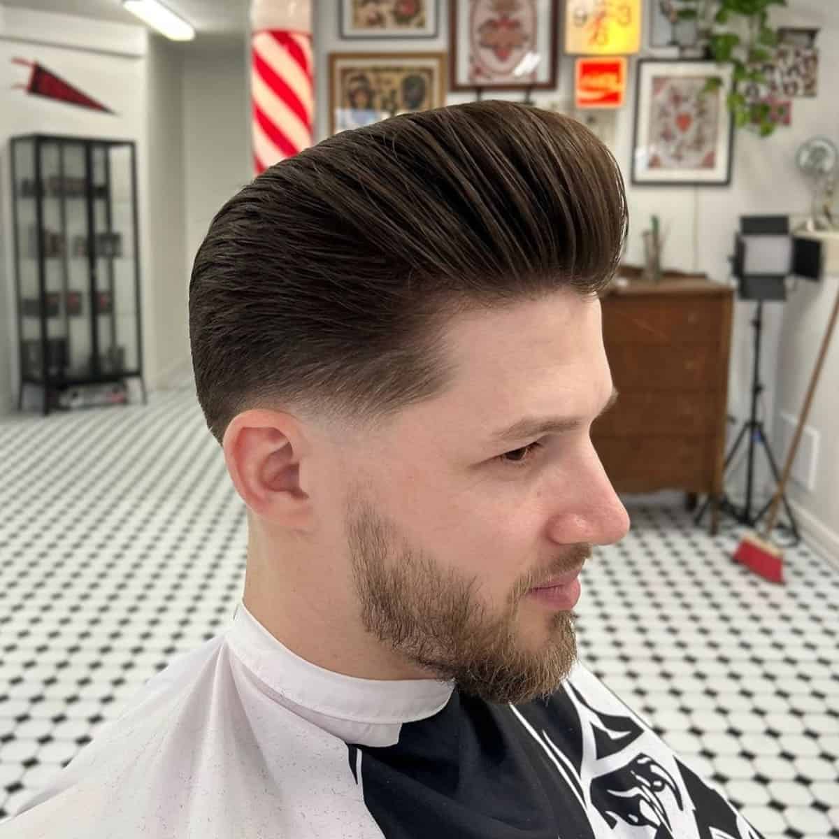 The Low Fade Pompadour | Featured Style Guide